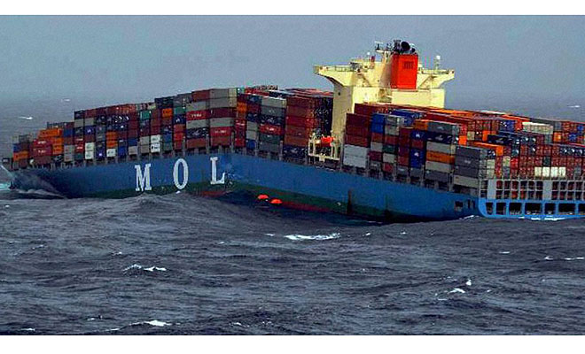 Huge Container Ship Cracks in Half | laststandonzombieisland