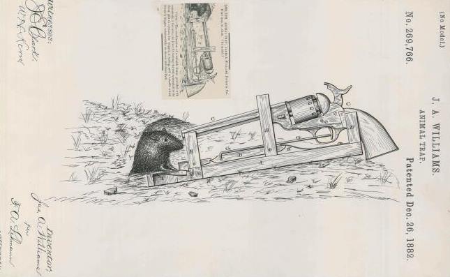 The better 1880s mouse trap, just add revolver | laststandonzombieisland