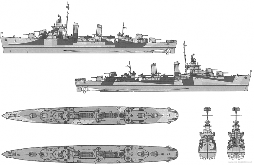 uss-dd-421-benson-1945-destroyer | laststandonzombieisland