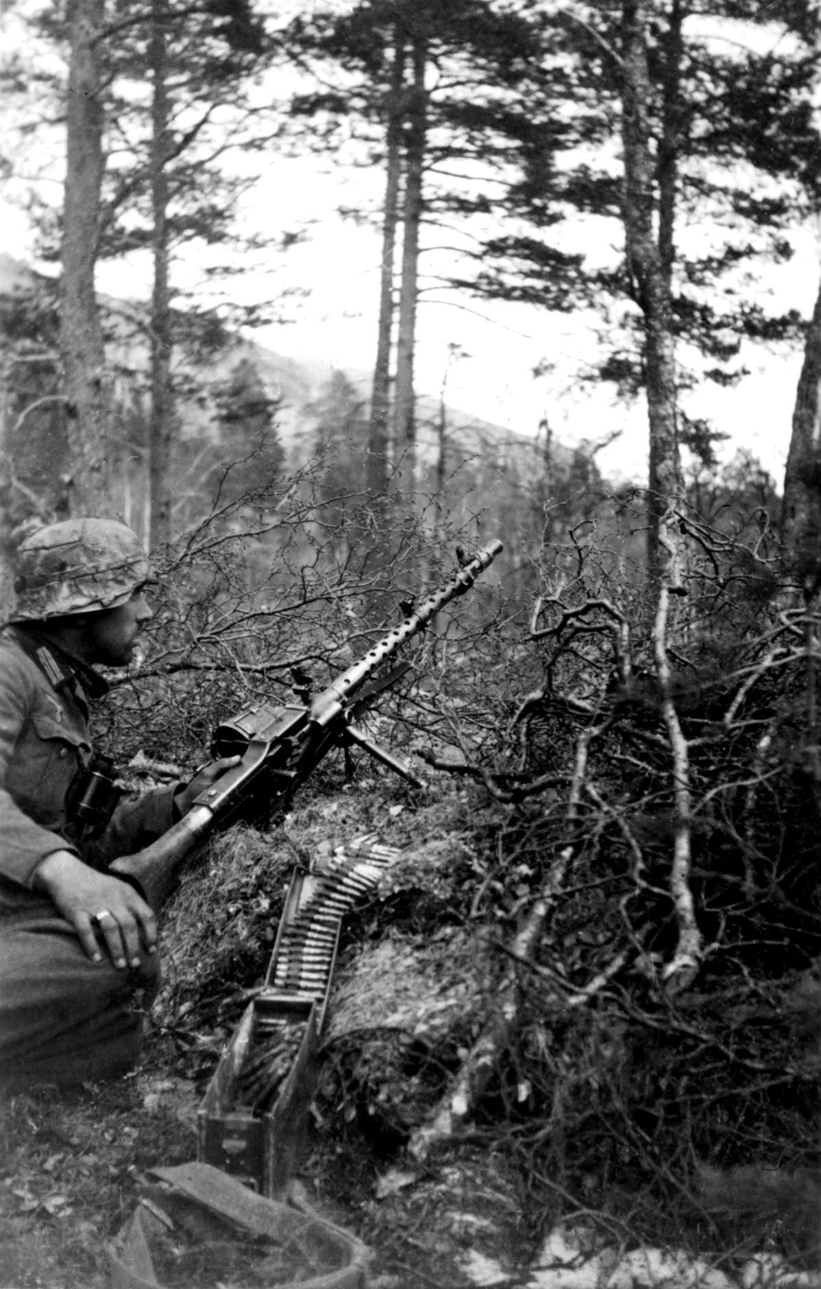 You have to admit, the MG34 was a good looking gun ...