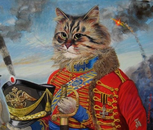 russian cat soldier | laststandonzombieisland