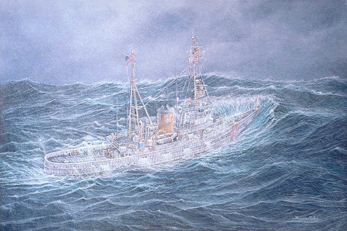 The Tamaroa in the Storm by Terrence Maley (ID# 200305 ...