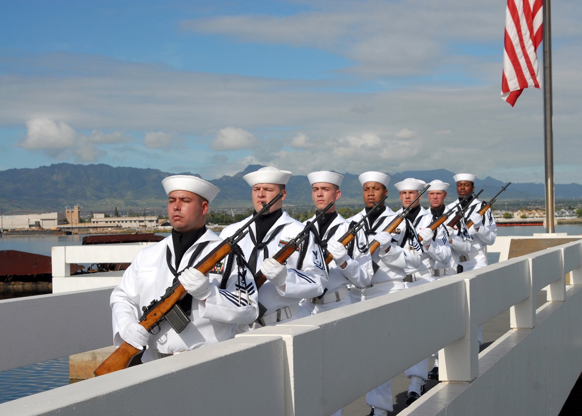 Interment ceremony at USS Utah Memorial | laststandonzombieisland