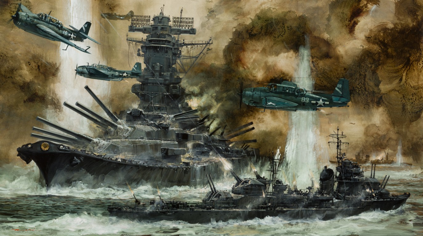 Drawing collection of battleship Yamato | laststandonzombieisland
