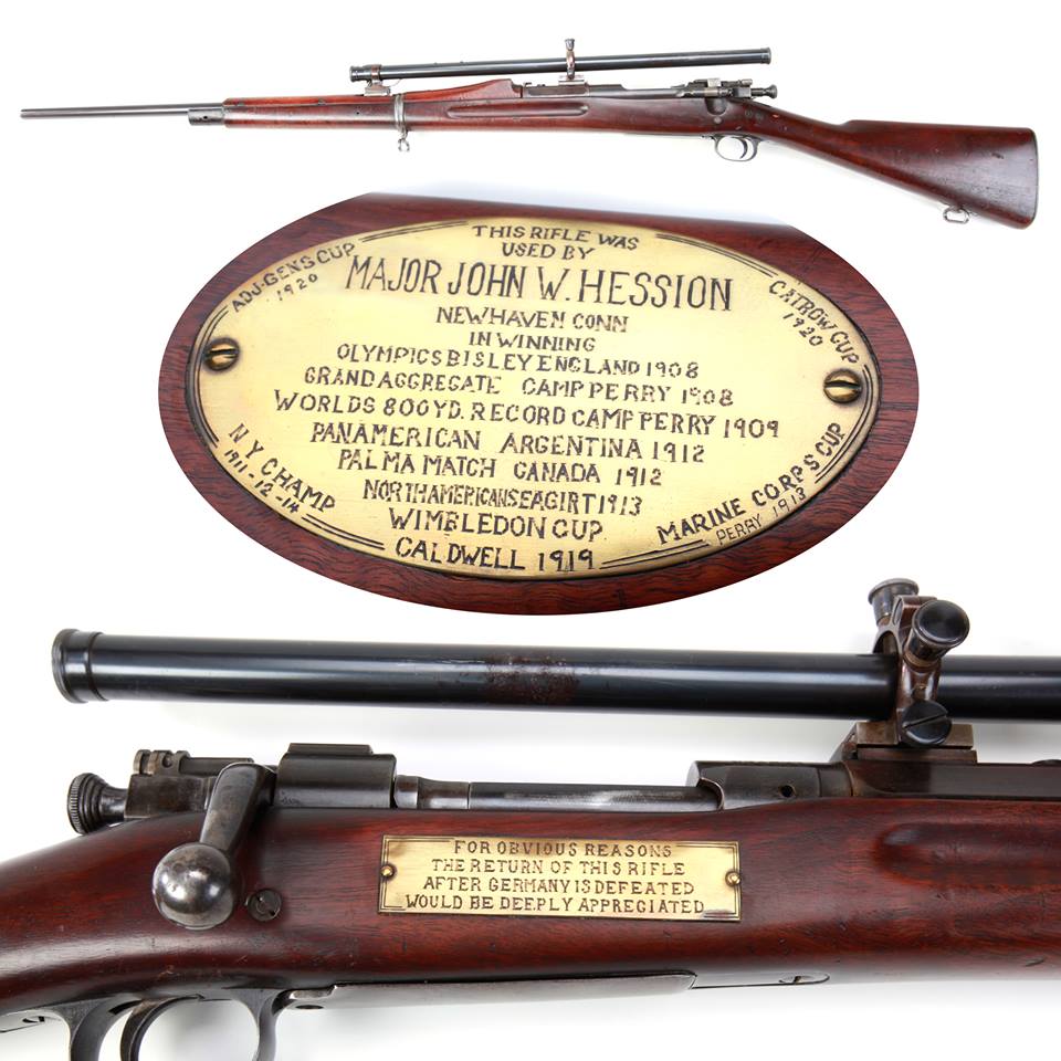 A marksman’s rifle donated for war, sent back in peace ...