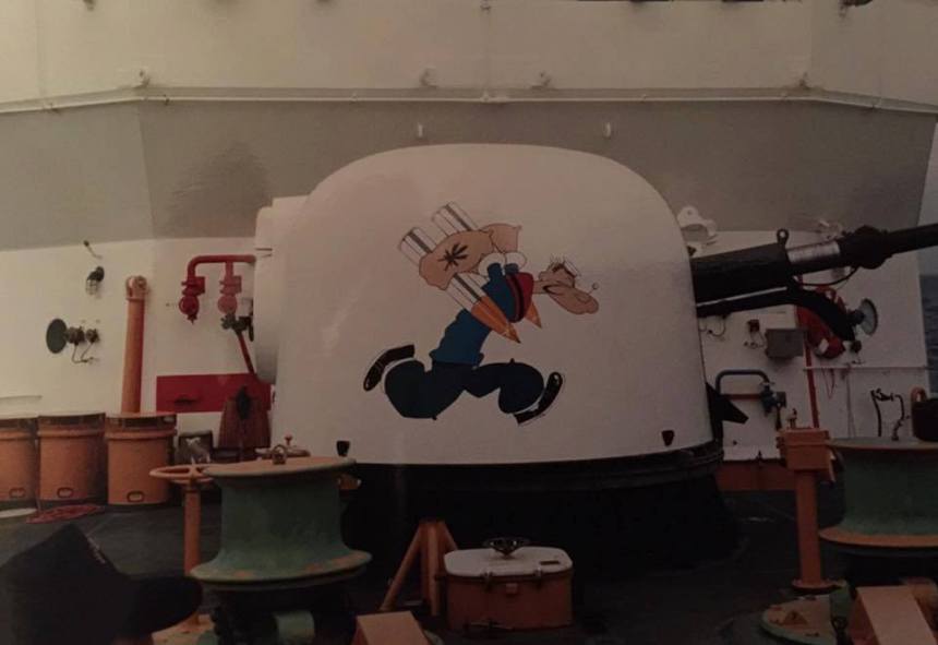 76mm popeye gun on USCGC SPENCER (WMEC-905 | laststandonzombieisland