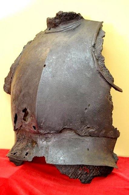 German Sallet raised from the river Vihra (Belarus) at a depth of 3 ...