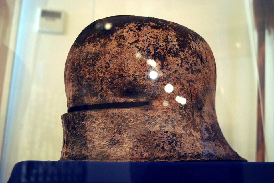 German Sallet raised from the river Vihra (Belarus) at a depth of 3 ...