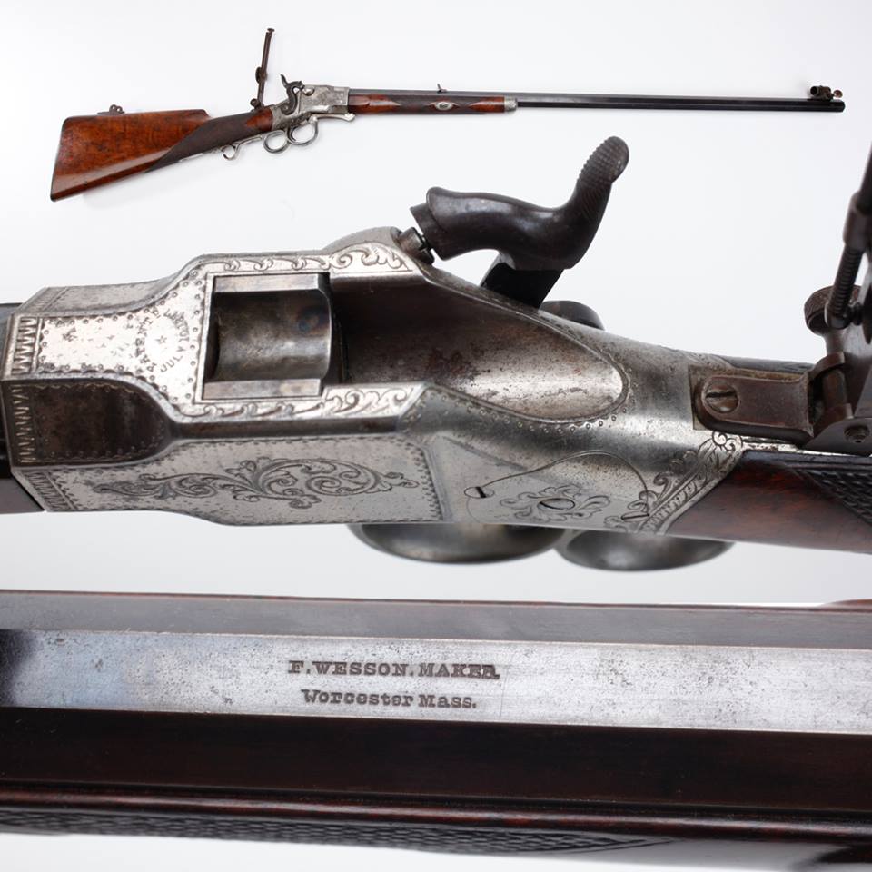 No. 2 Wesson Mid-Range rifle 1879 midrange rife 44 ...