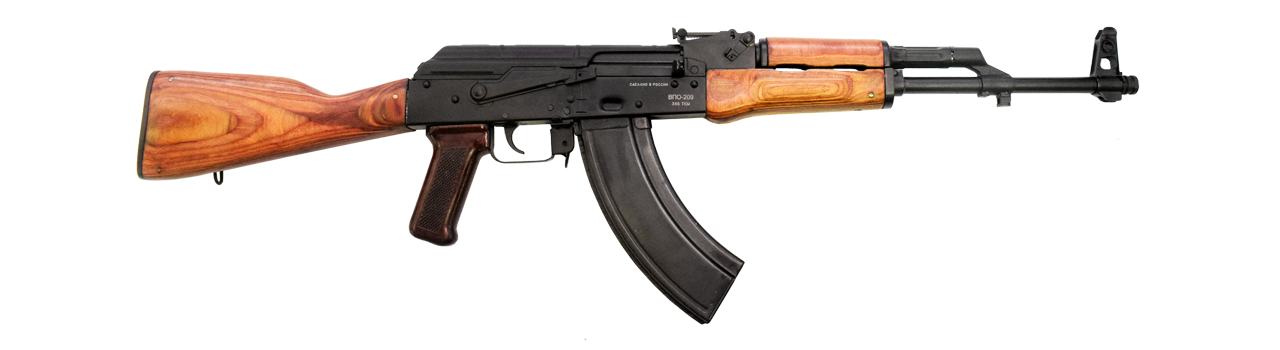 russian AKM rechambered for 9.55x39mm 366 tkm shotgun vpo-209 ...