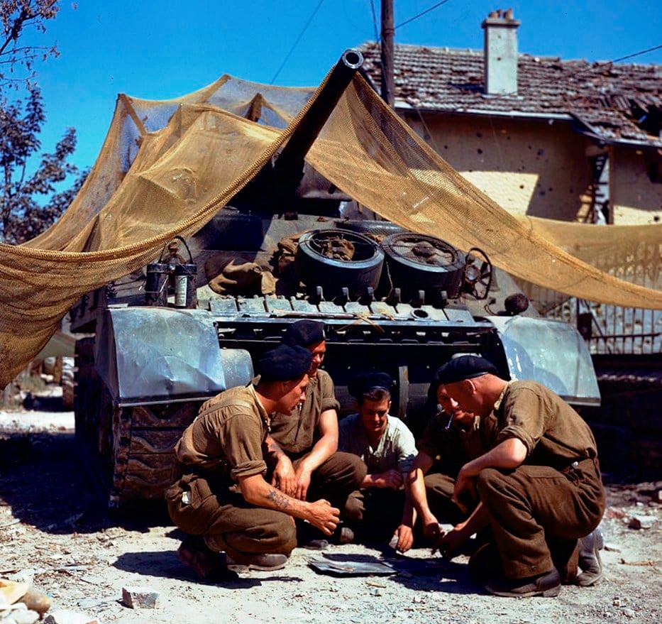 M4A2(75) Sherman 10th Canadian Armoured Regiment Vaucelles, France June ...