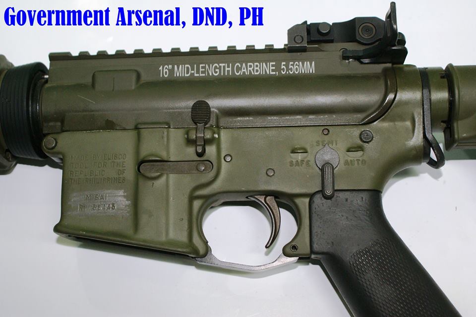 PNP SAF converting unserviceable M16A1 Rifles at Government Arsenal for ...