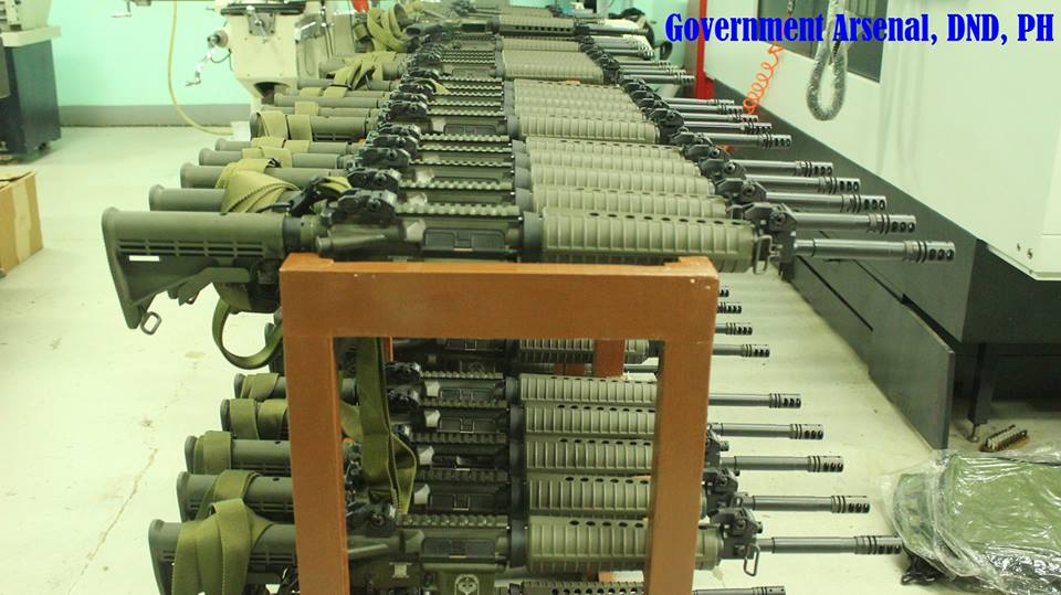 PNP SAF converting unserviceable M16A1 Rifles at Government Arsenal for ...