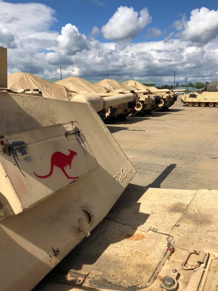To this day, in honor of the old Armoured Corps, The Red Kangaroo still ...