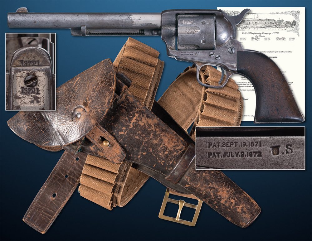 .S. Inspected Colt Single Action Army Cavalry Model Buyback Revolver ...