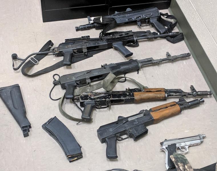 An interesting smattering of AKs, from somewhere in the Arizona desert ...