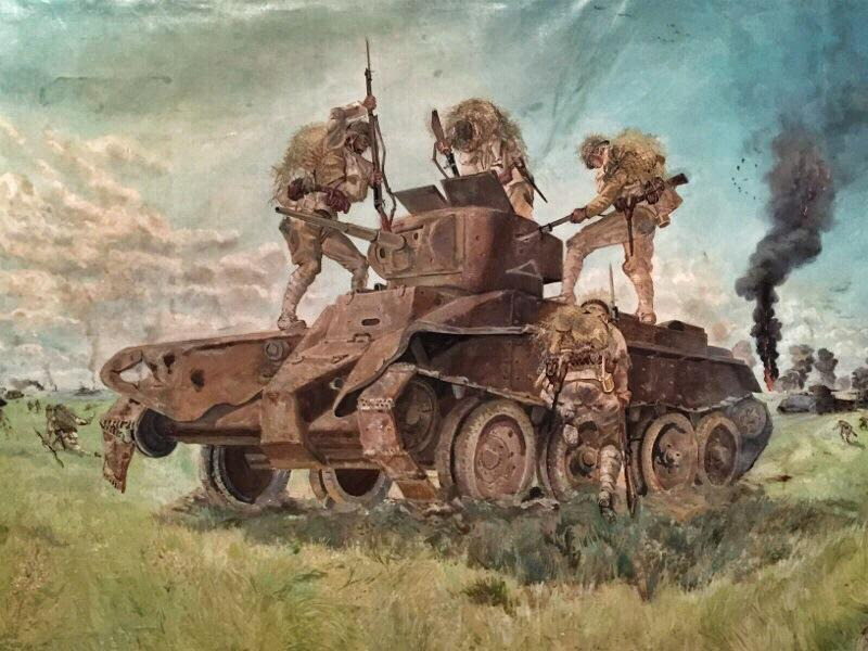 “Battle of Nomonhan” singapore Painting by Tsuguharu Fujita, 1941 ...