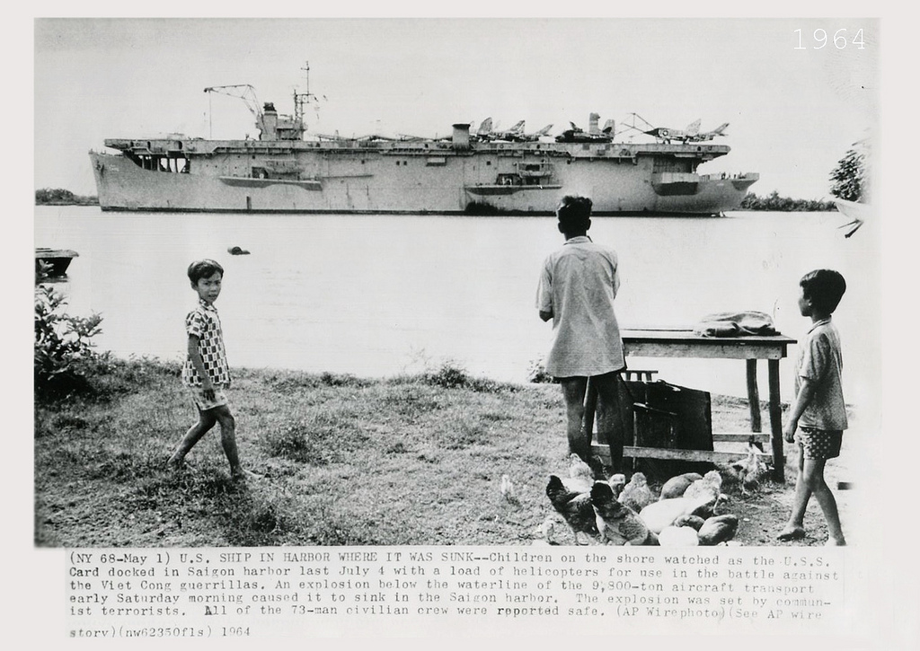 USS USNS Card escort carrier Vietnam 1964 | laststandonzombieisland