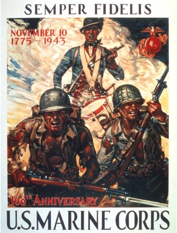 Semper Fidelis. 168th Anniversary of the U.S. Marine Corps, November 10 ...