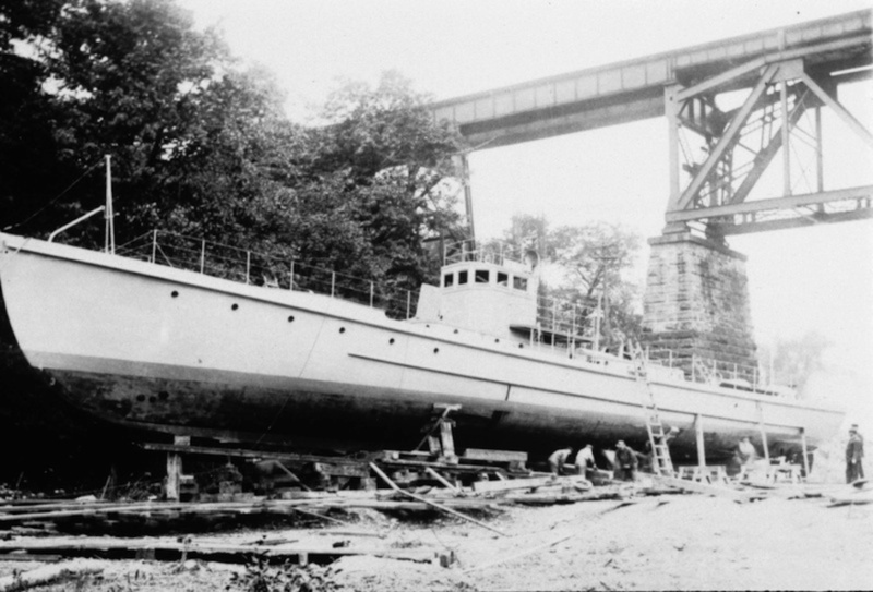 110 foot subchaser under construction in Cleveland Photo by Cleveland ...
