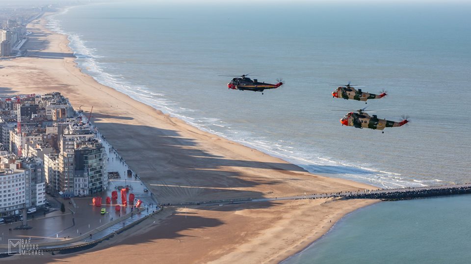 43 years of loyal service, the 5 Belgian Sea King helicopters had ...