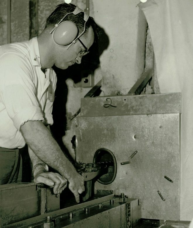 Function-Firing-Test-Automatic-Fire-M14-Rifle-note-four-cased-in-the ...