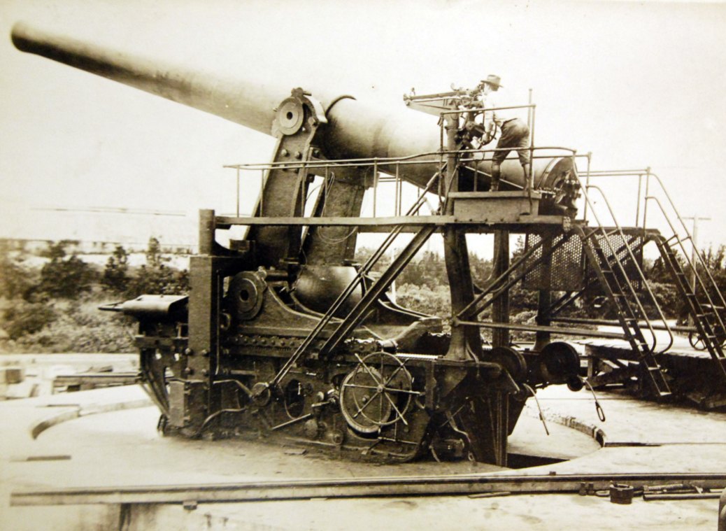 disappearing seacoast gun | laststandonzombieisland