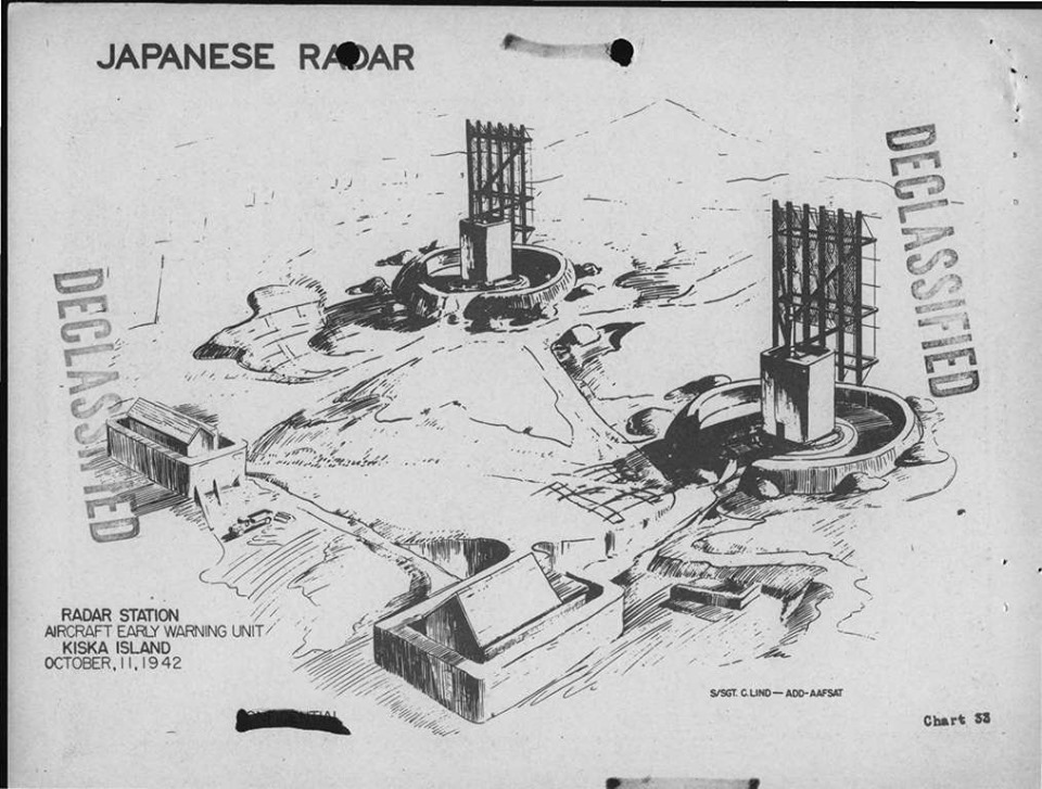 intelligence units of the 11th Air Force. The drawing shows a dual ...