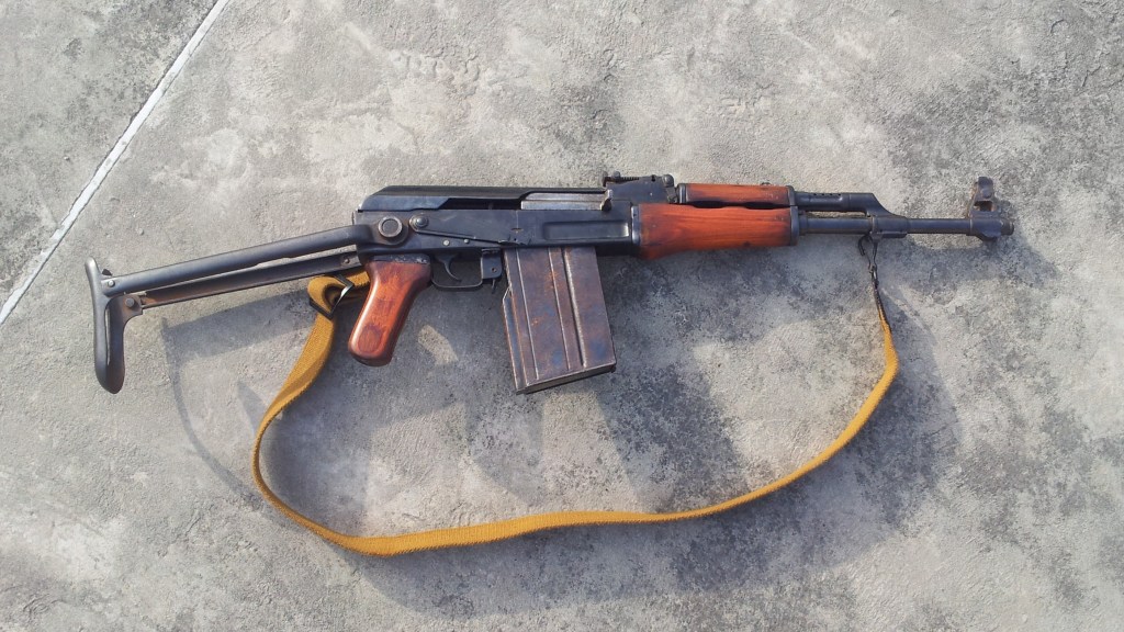 7.92 × 57 mm Mauser AK-type self-loading rifle from the Pak-Afghan ...