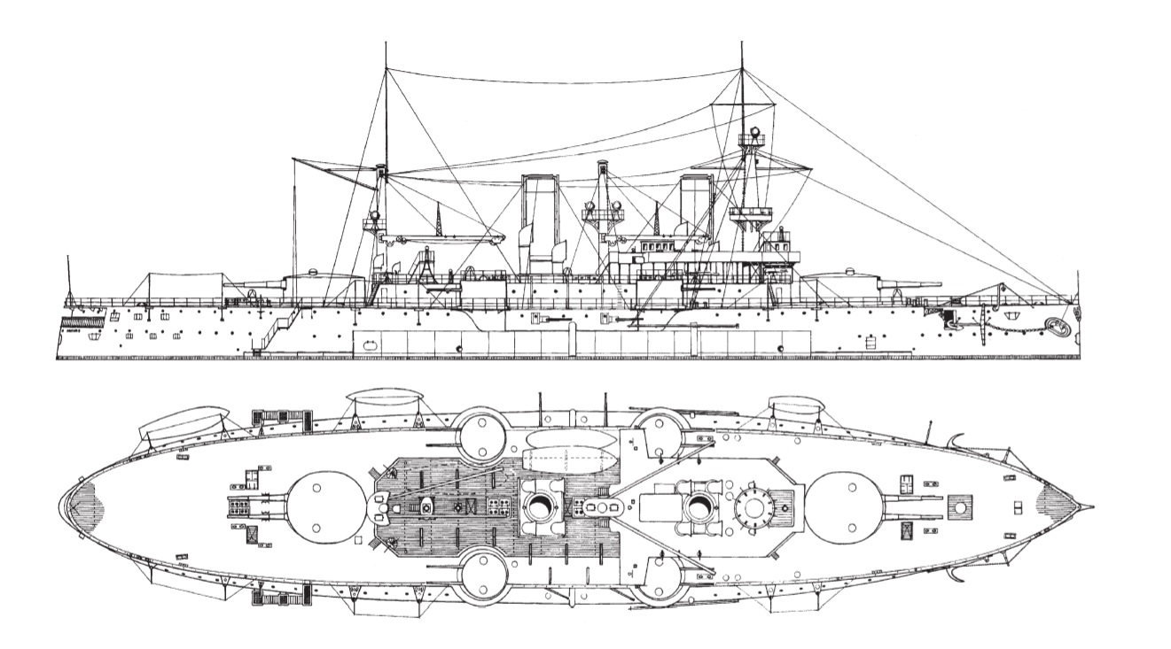 Sevastopol Petropavlask class battleship plan via Combig ...