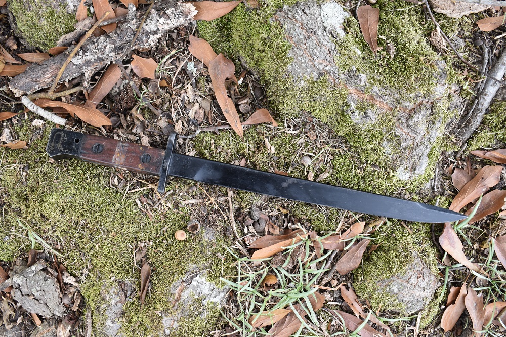 British WWII Enfield P-1944 Jungle Bayonet with Square Pommel RFI 44 c ...