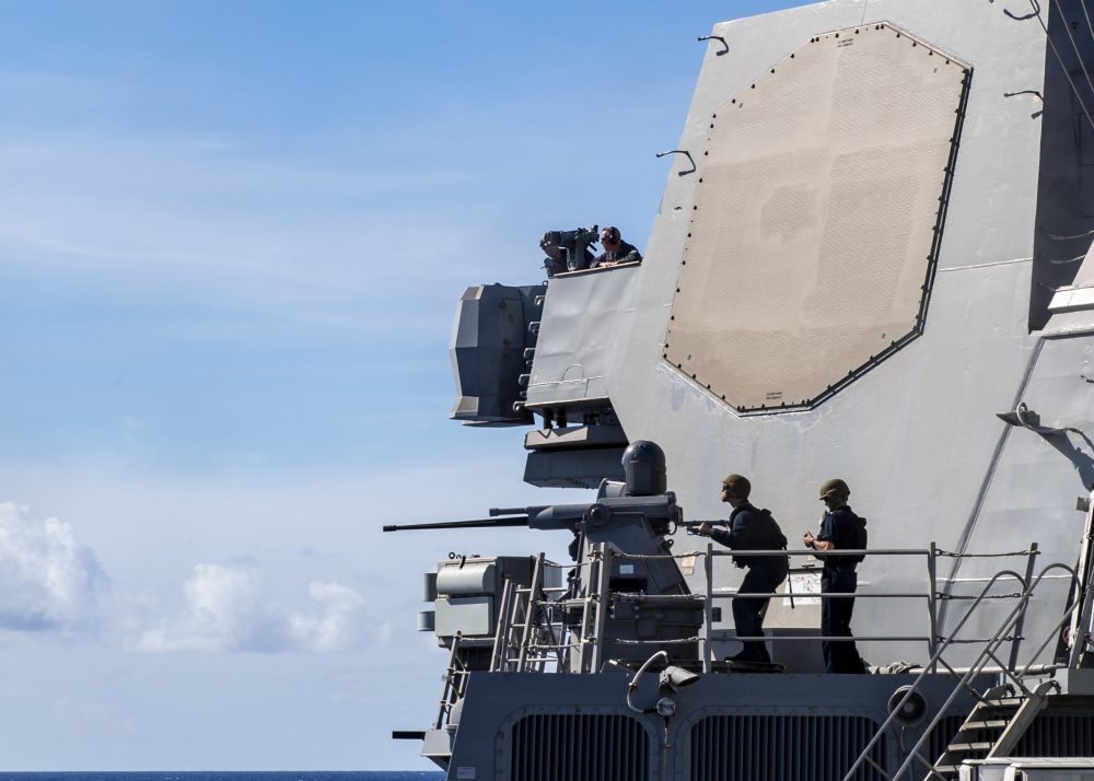 USS Mustin Conducts Live-Fire Exercise | laststandonzombieisland