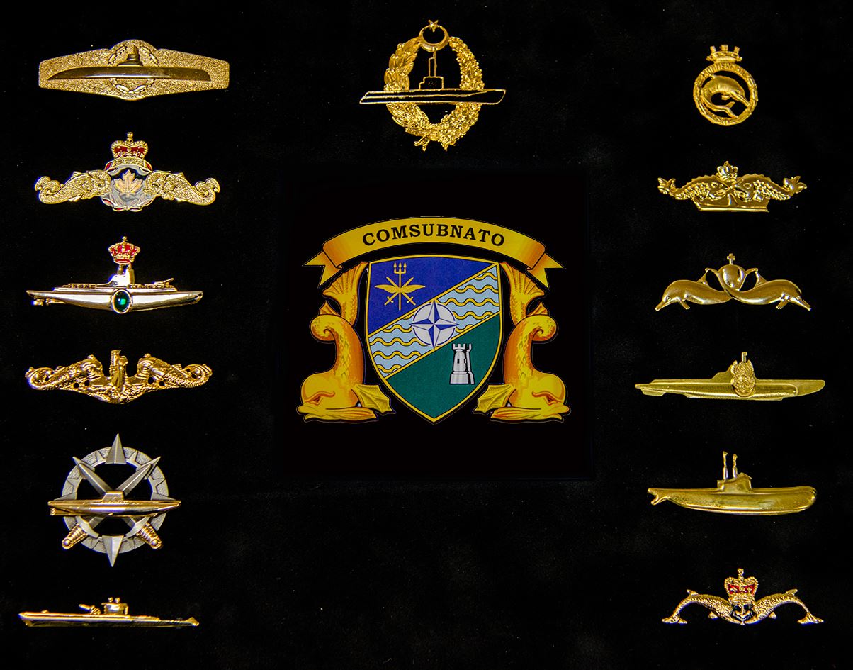 NATO Submarine Command dolphin pins | laststandonzombieisland