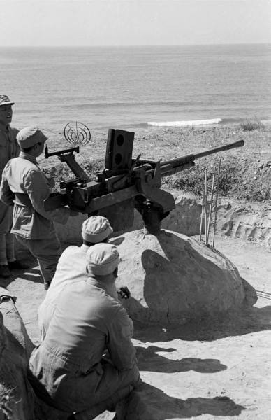 A Japanese Type 96 25mm AA Gun used in Taiwan,1950 ...