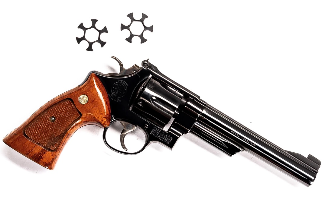 early Smith & Wesson Model 25-2 45ACP 6.5 full moon clips ...