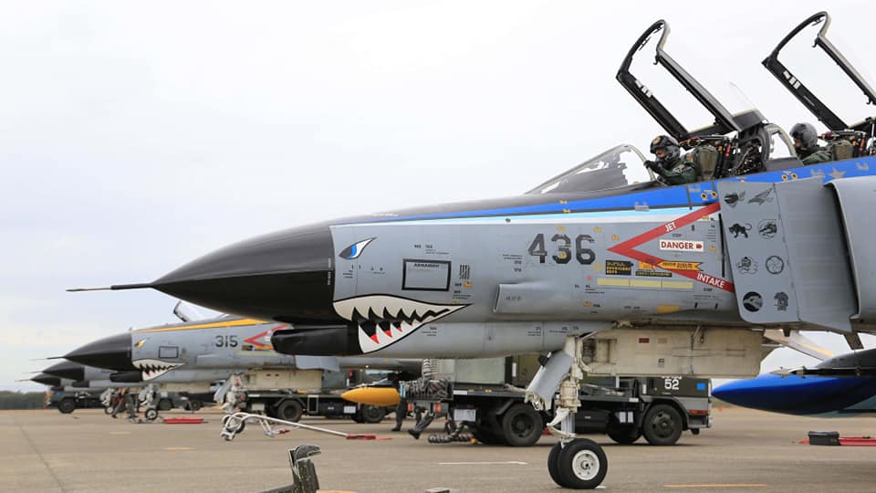Japanese Air Self Defense Forces sharkmouth F-4EJ Phantom Forever 2020 ...