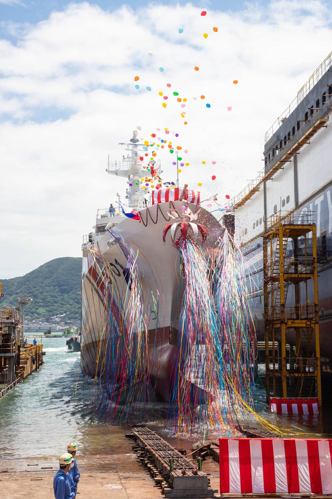 Multirole Response Vessel 9701 Philippine Coast Guard Mitsubishi launch ...