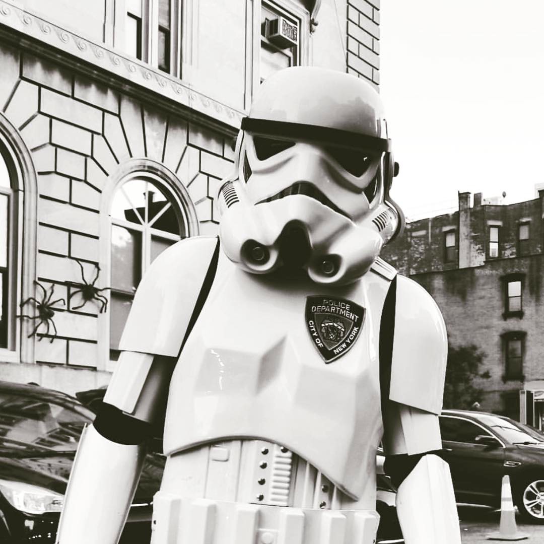 NYPD new york police 78th Pct stromtrooper via NYPD ...