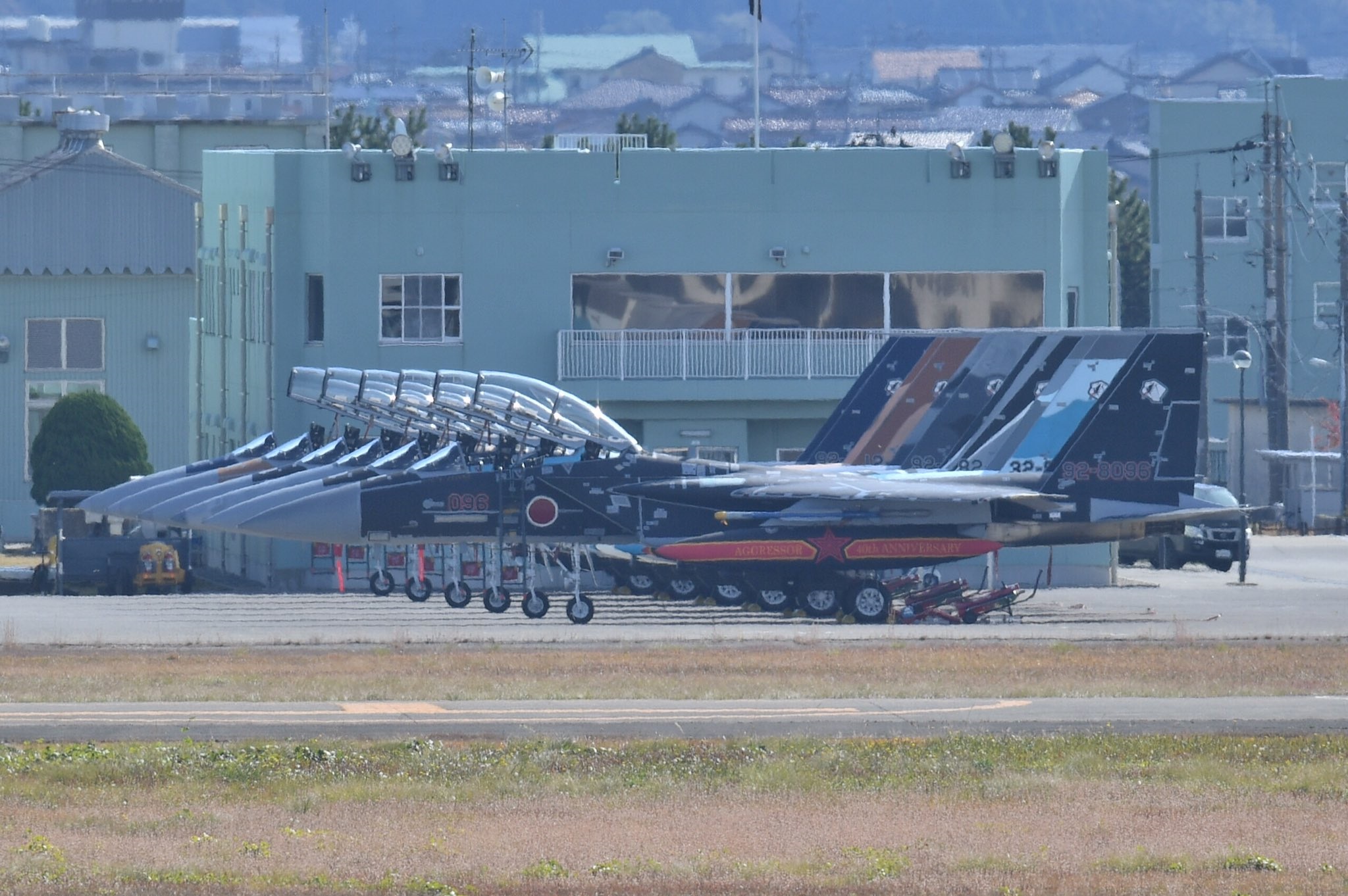 JASDF Japanese aggressor squadron F-15J Hikou kaihatsu jikkendan 40th g ...