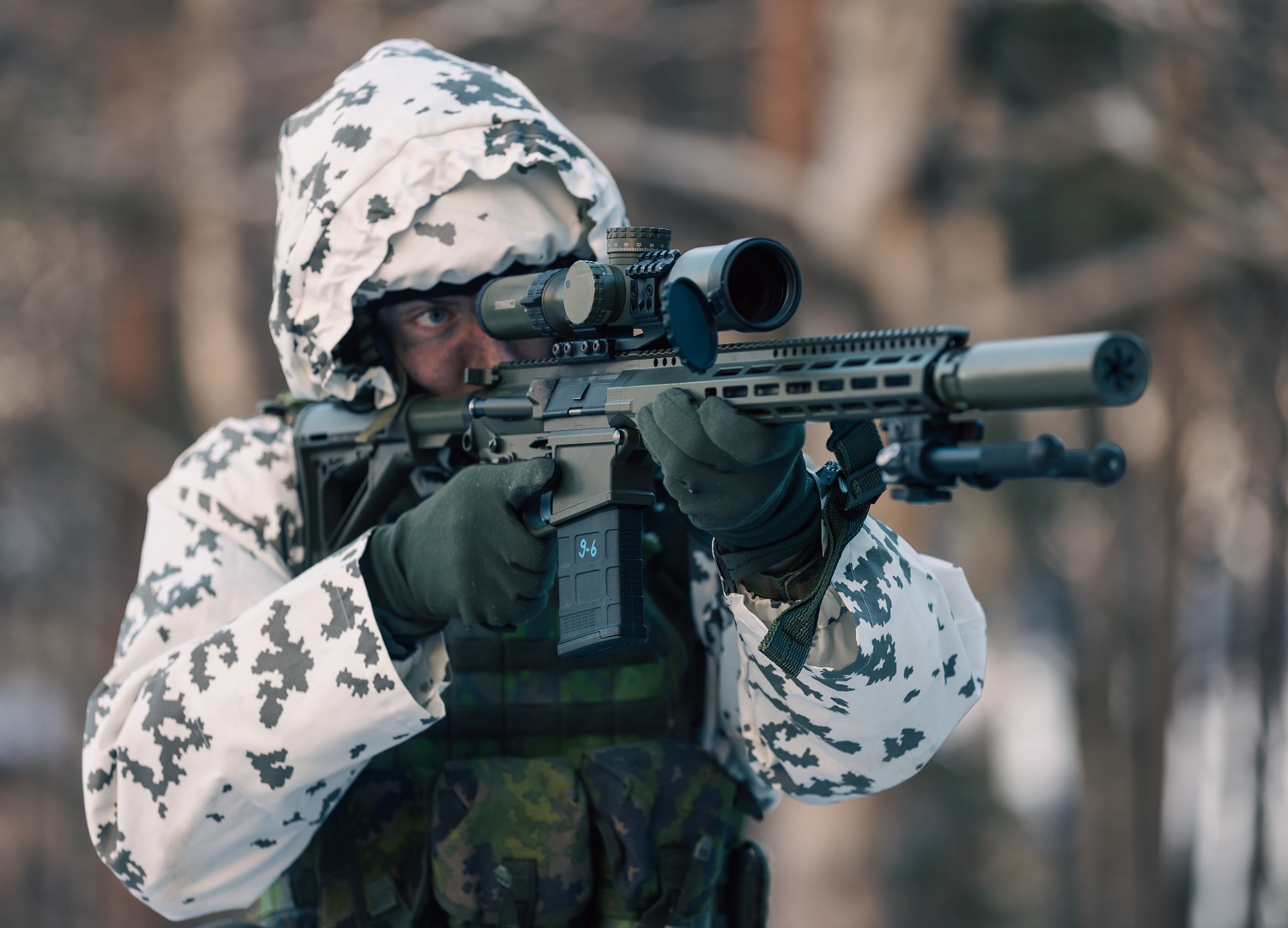 M23 7.62 TKIV 23 Sako winter uniform sniper finnish ...