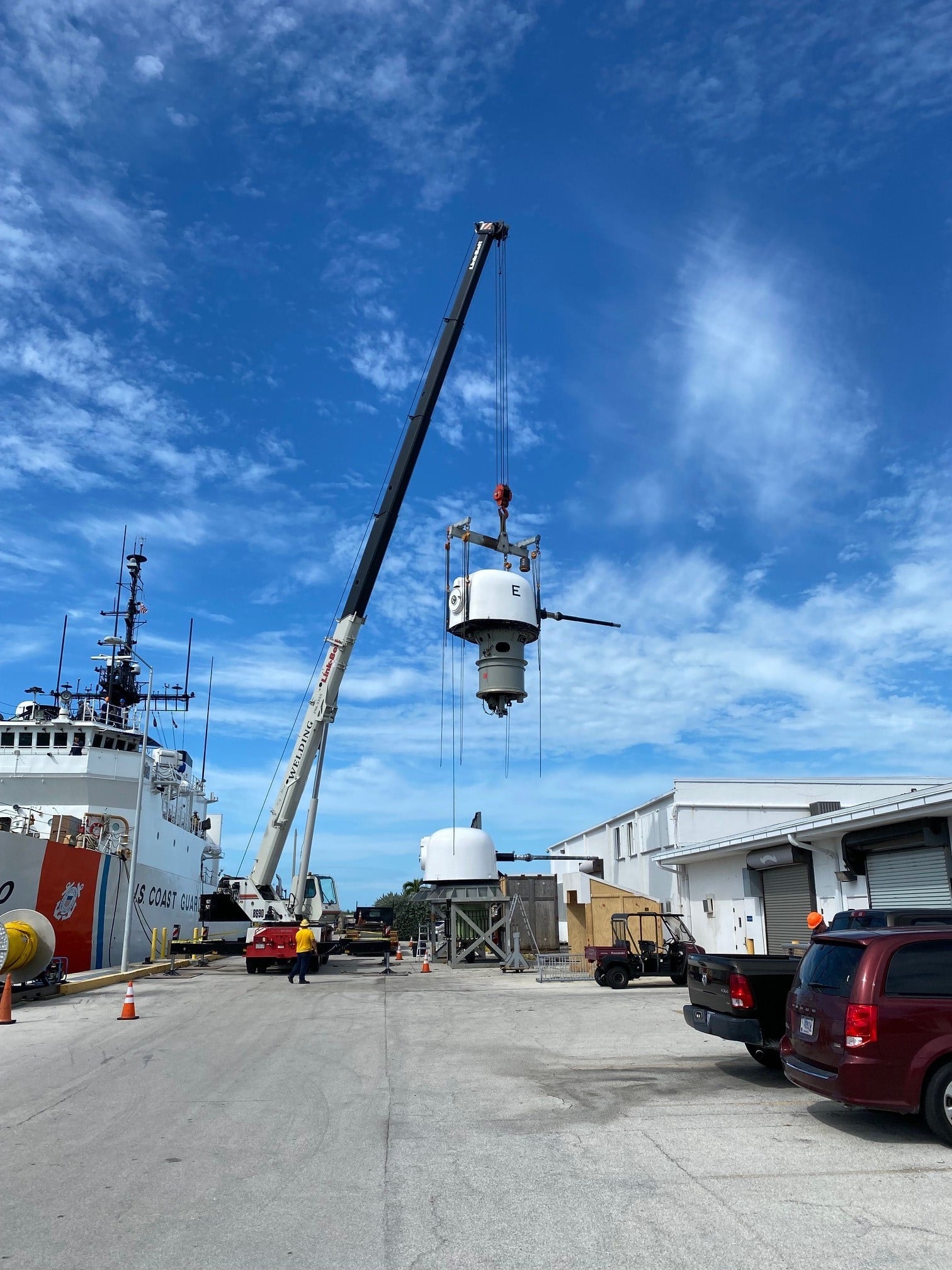 changeout of CGC THETIS’ MK75 using a previously-overhauled MK75 April ...