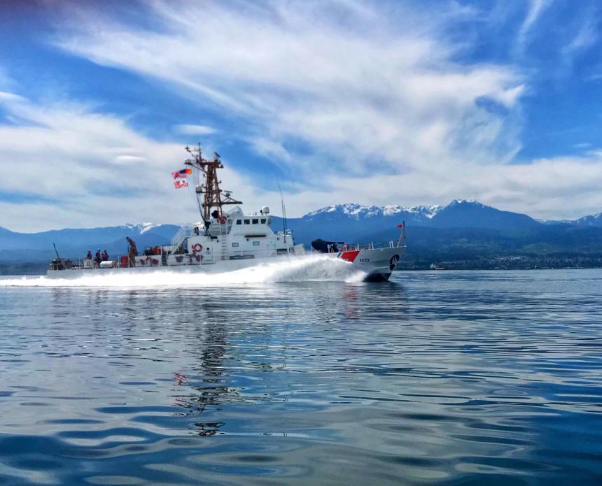 Coast Guard Cutter Cuttyhunk 110 Island class WPB 1322 Port Angeles and ...