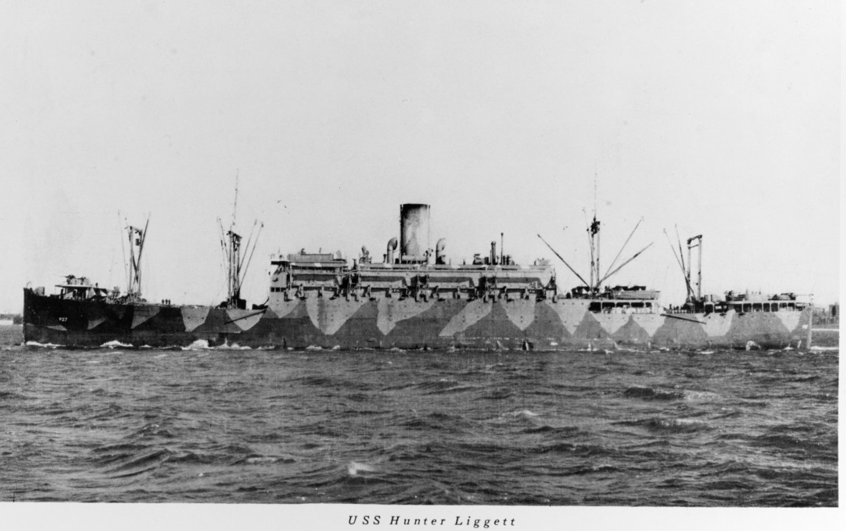USS Hunter Liggett (AP-27) NH 86976 | laststandonzombieisland