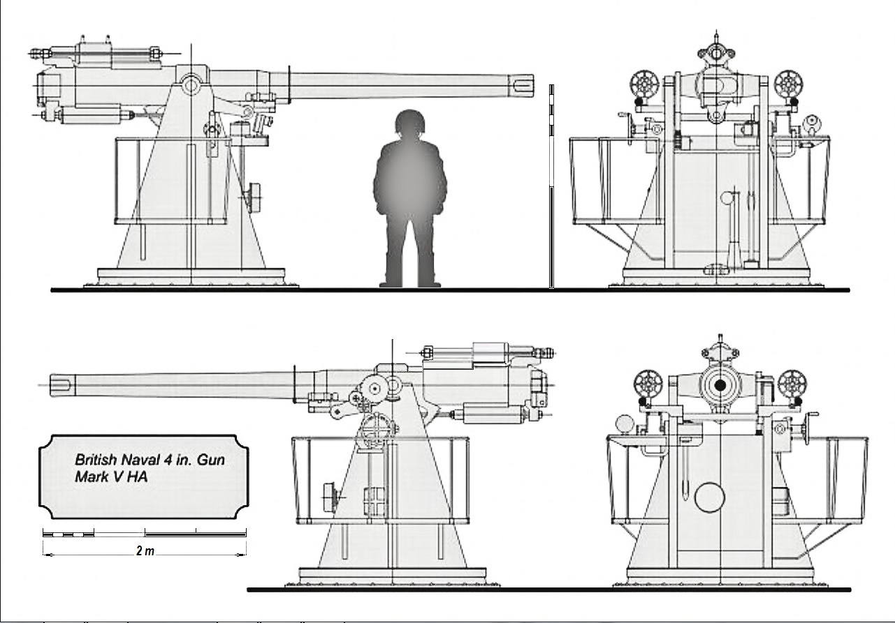 Mk V 4inch gun | laststandonzombieisland