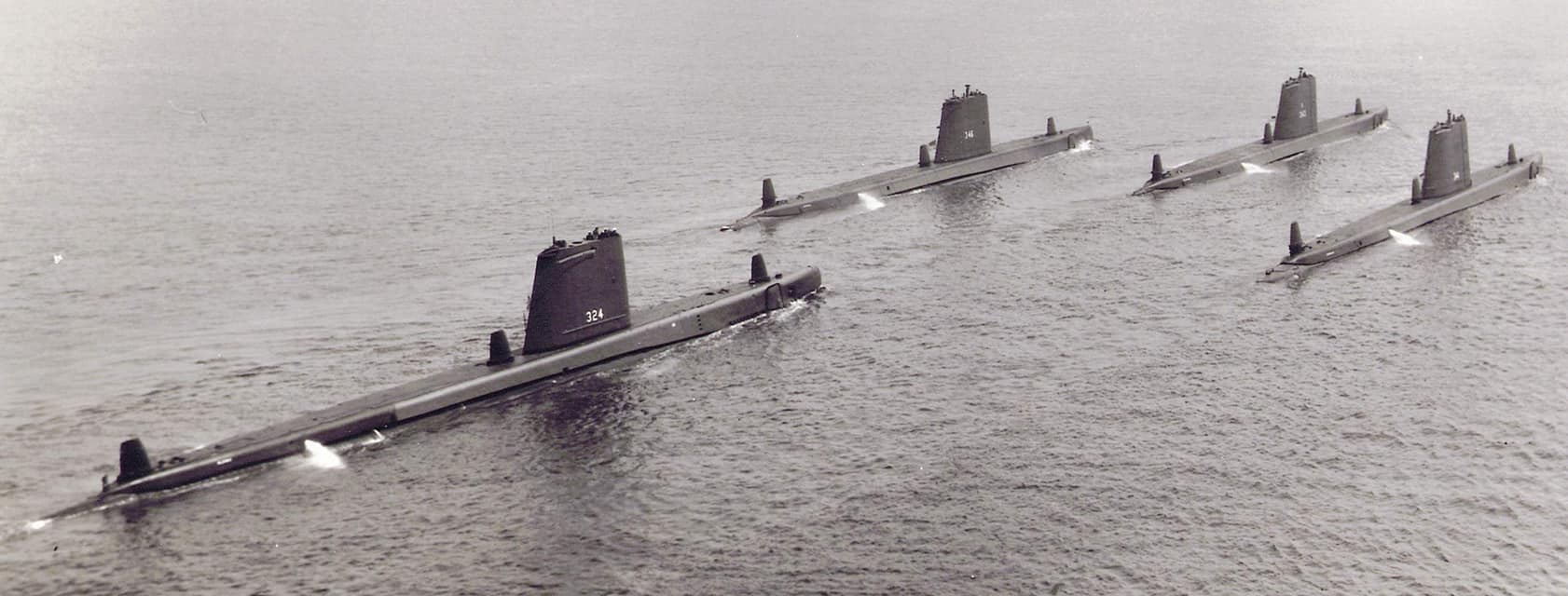 Sub Ron 8 submarines USS Clamagore (SS-343) USS Corporal (SS-346) USS ...
