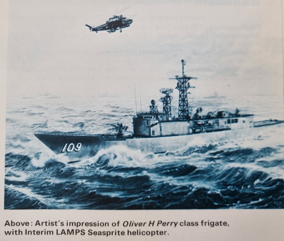 PF109 became the FFG7 class guided missile frigate ...