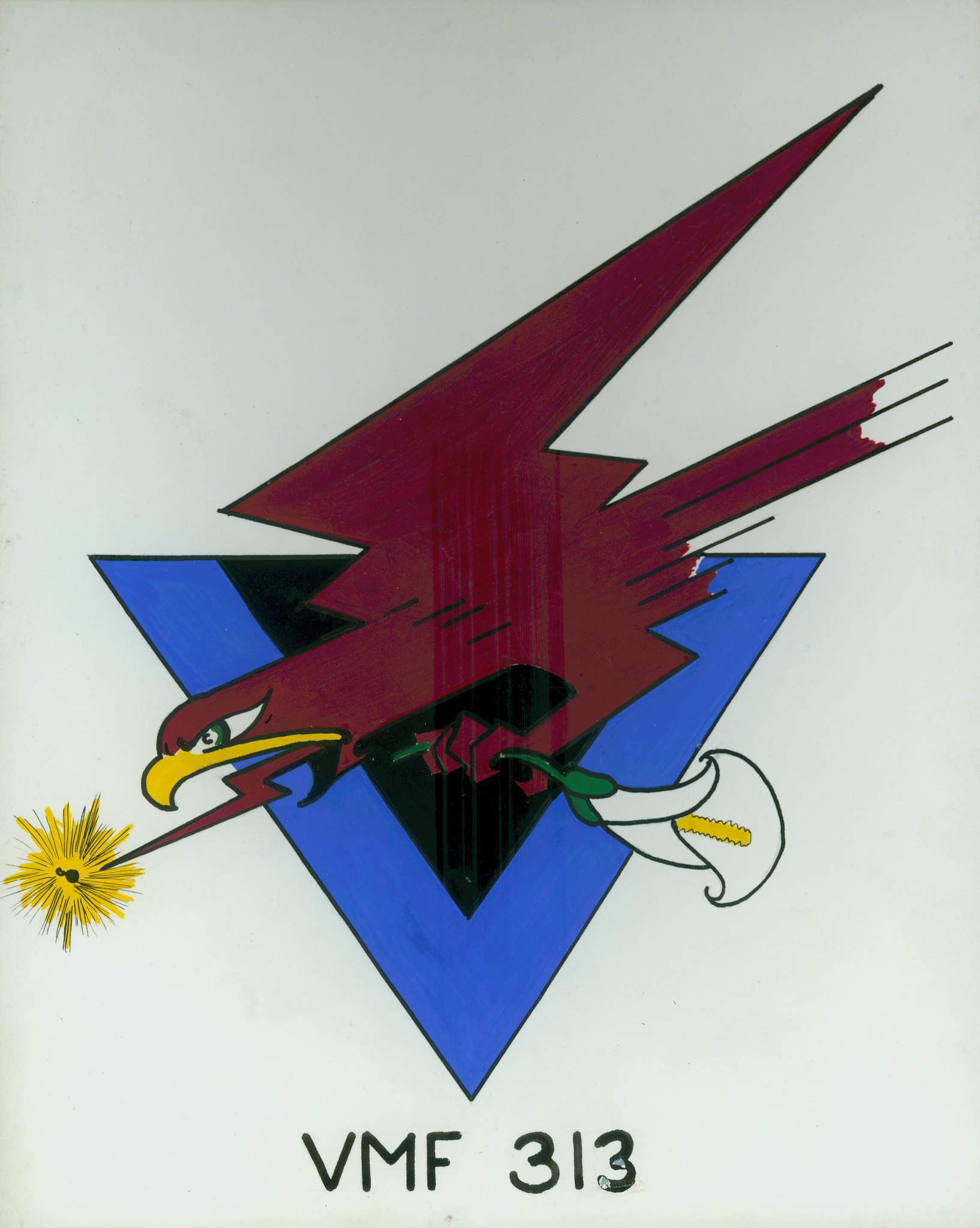 VMF-313 Insignia, circa 1943 | laststandonzombieisland