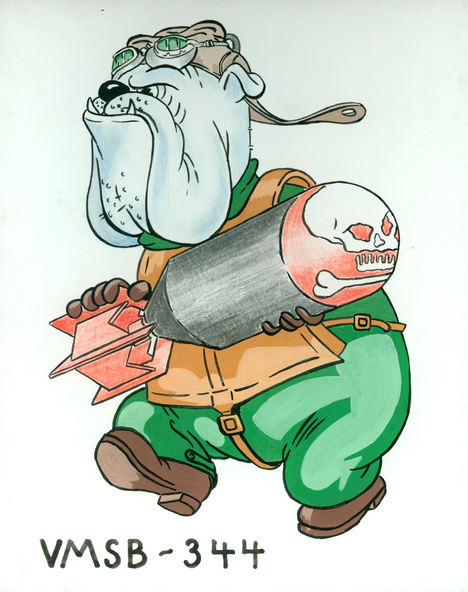 VMSB-344 Insignia, circa 1943 | laststandonzombieisland