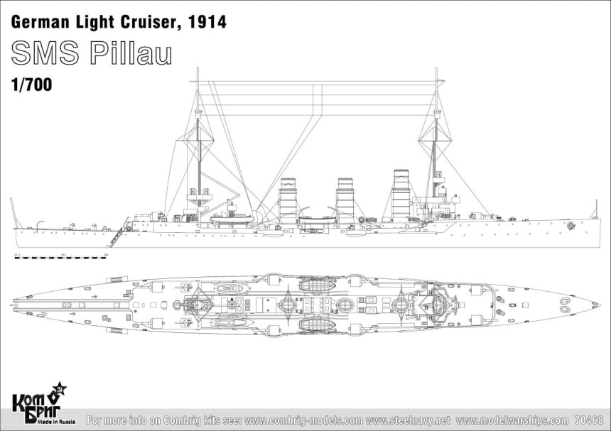 German light cruiser SMS Pillau 1914 Combrig a | laststandonzombieisland