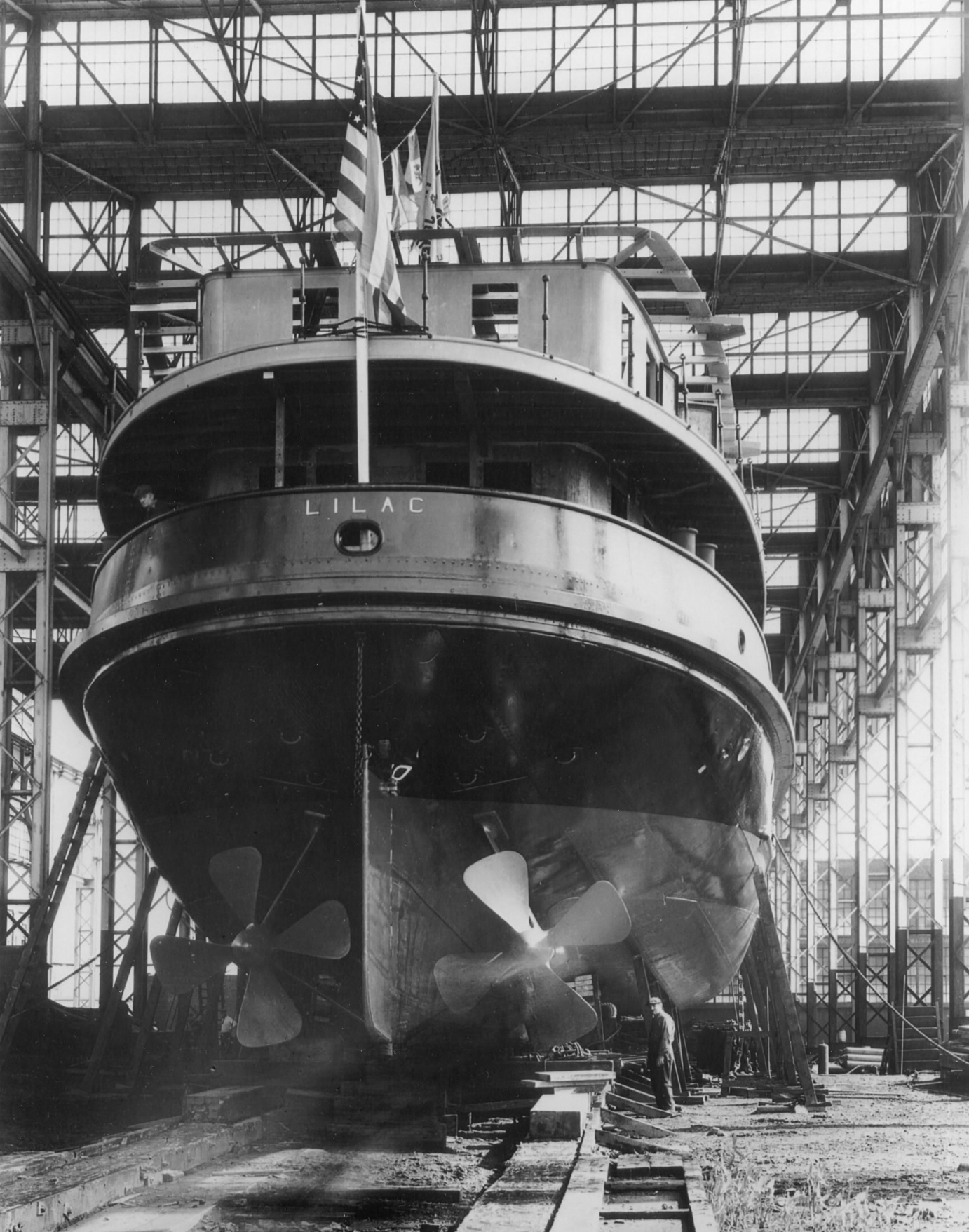 LILAC ready for launch, Wilmington, DE, 1933. Hagley Library ...